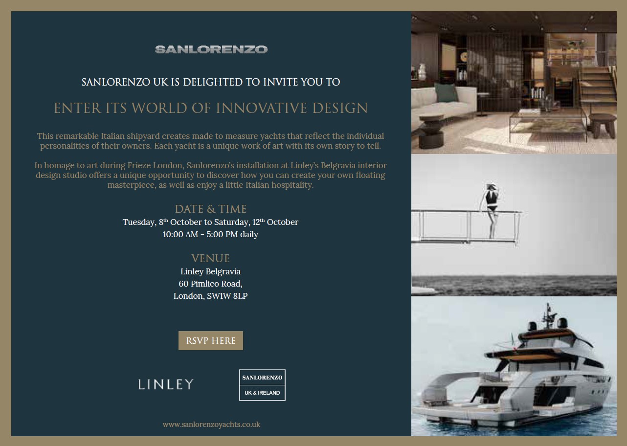 Sanlorenzo Yachts x Admiral Jet